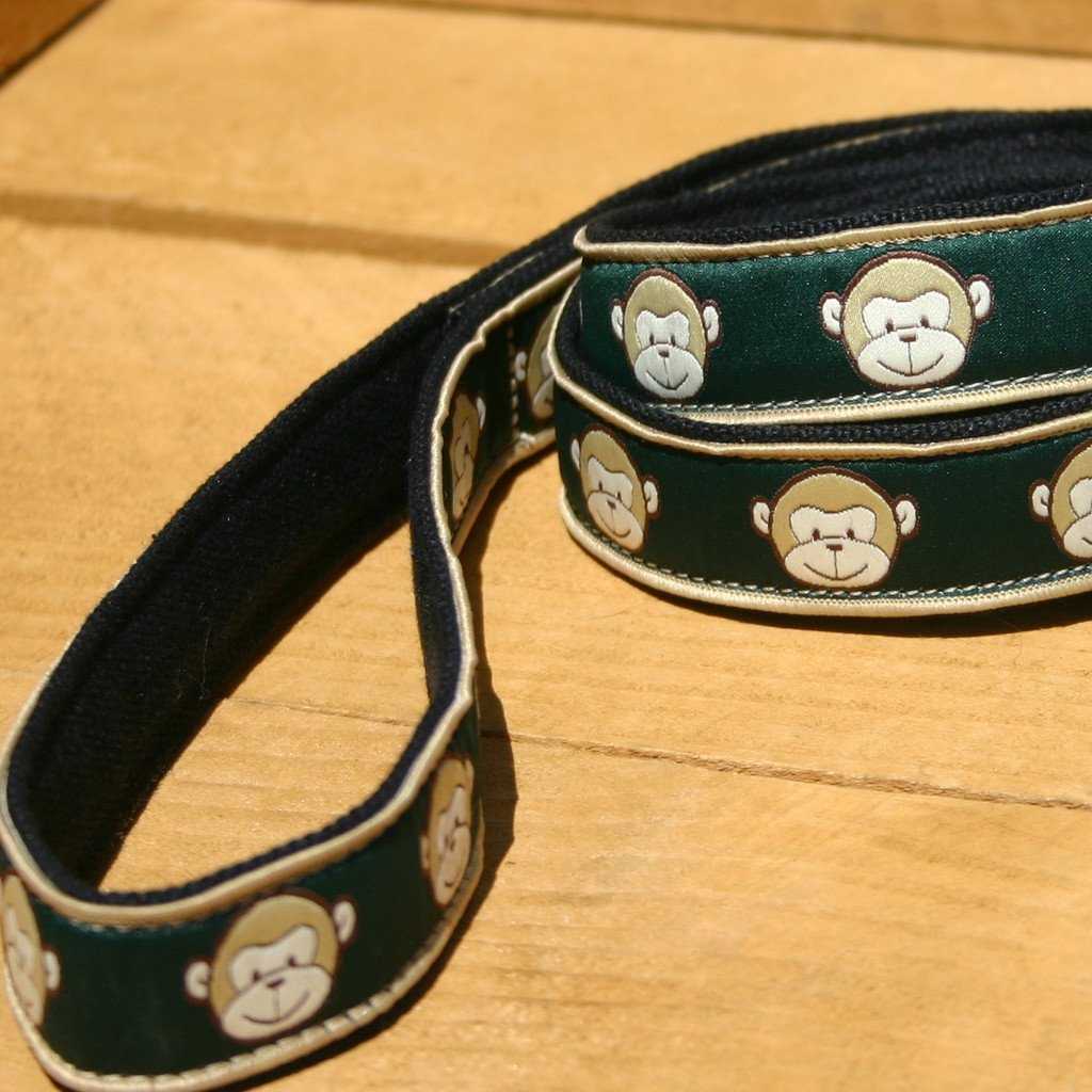 Hemp Dog Leash 6' Emerald Monkey The Good Dog Company