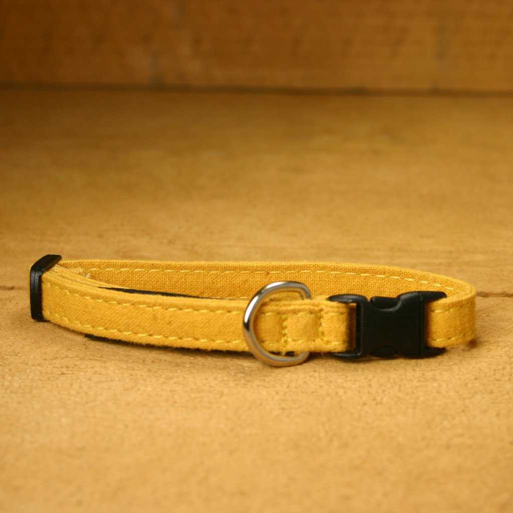 Hemp Toy Dog Collar Marigold | The Good Dog Company