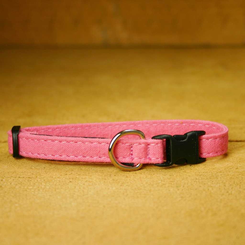 Hemp Toy Dog Collar Pink | The Good Dog Company