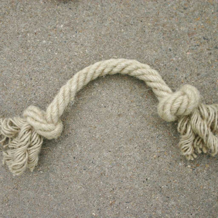 Hemp Dog Toy Double Knot Rope Toy | The Good Dog Company